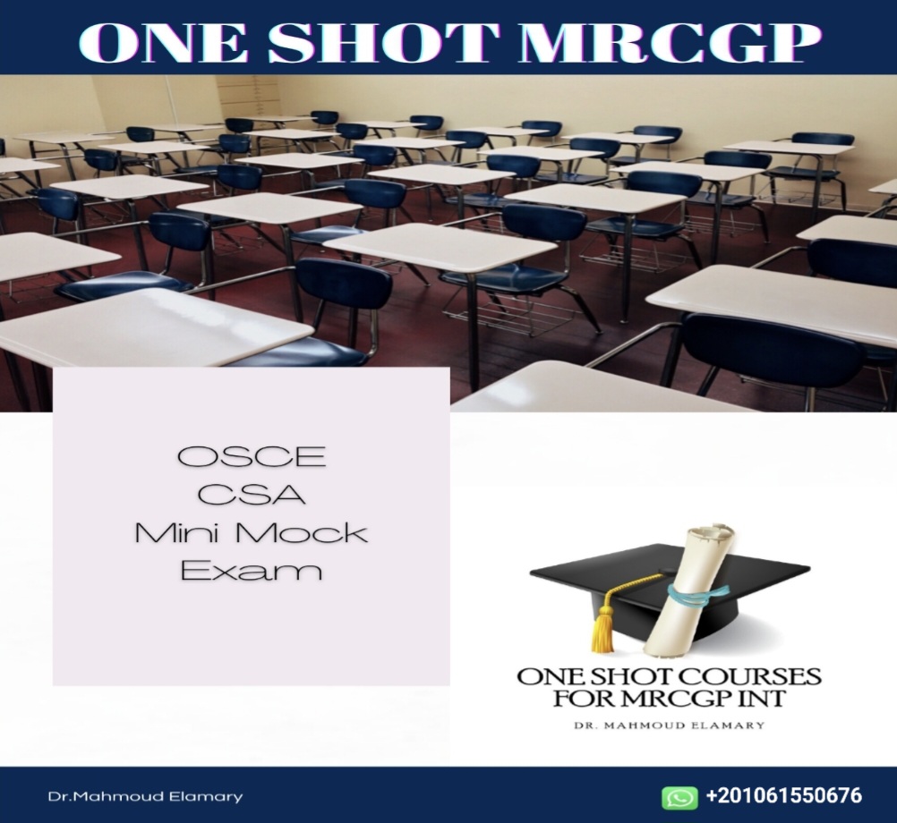 ONE SHOT MRCGP: ONE SHOT MRCGP OSCE/CSA MINI MOCK COURSES